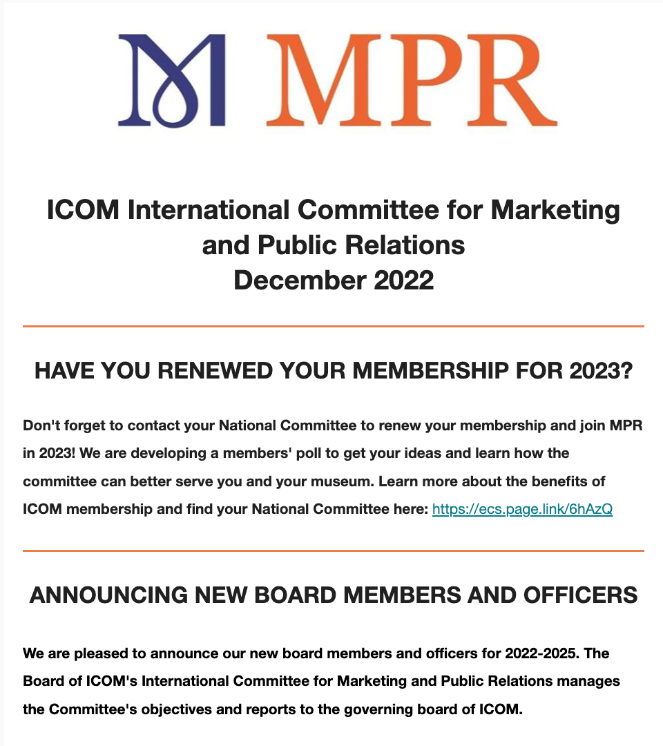 E-Newsletters - ICOM COMMS - ICOM COMMS